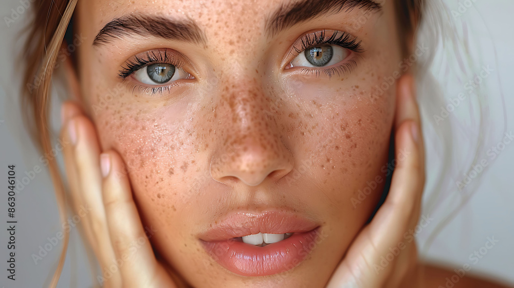 Skin health visualization Woman lichen planusComprehensive visual ...