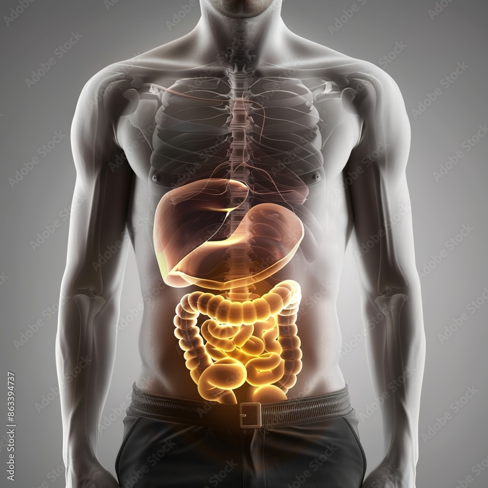 Male stomach - human digestive system,Anatomy of Human digestive system ...