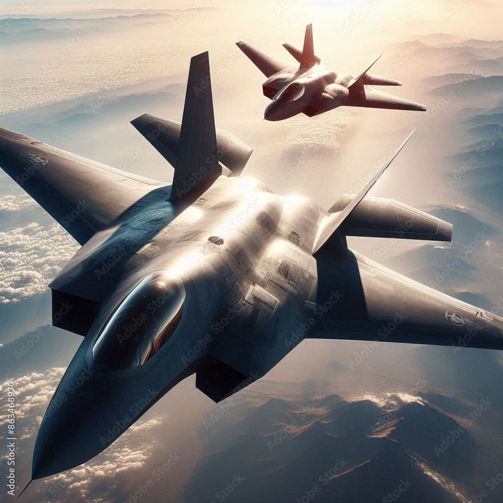 American Stealth Military Fighter Aircraft For Air Superiority ...