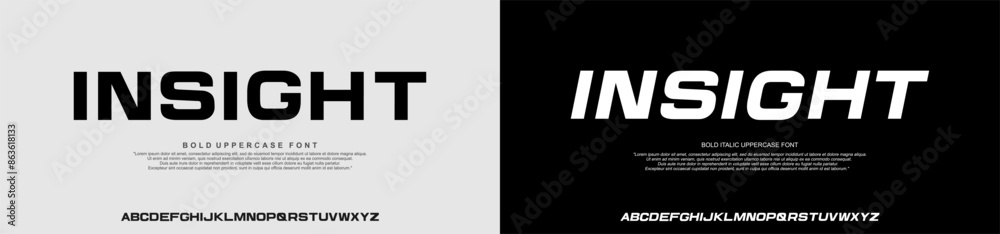 Modern Bold Heavy Font. Typography urban style alphabet fonts for ...