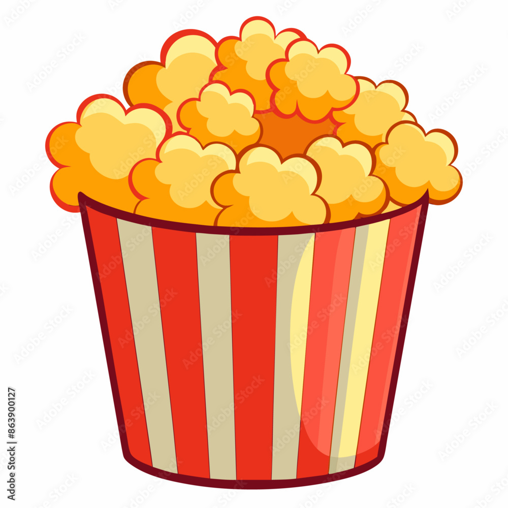 popcorn controller clipart cartoon Illustration drawing Stock Vector ...