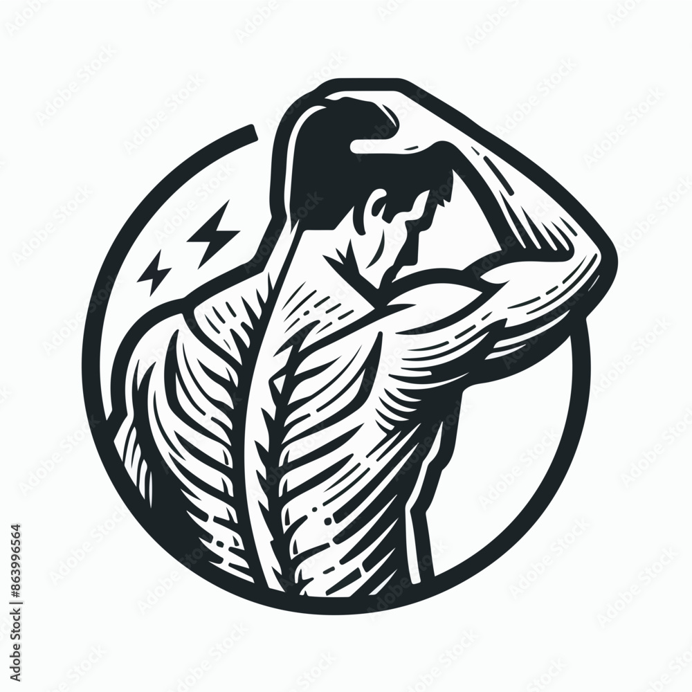 Fibromyalgia disease. Pain and sensitivity in the muscles that spreads ...