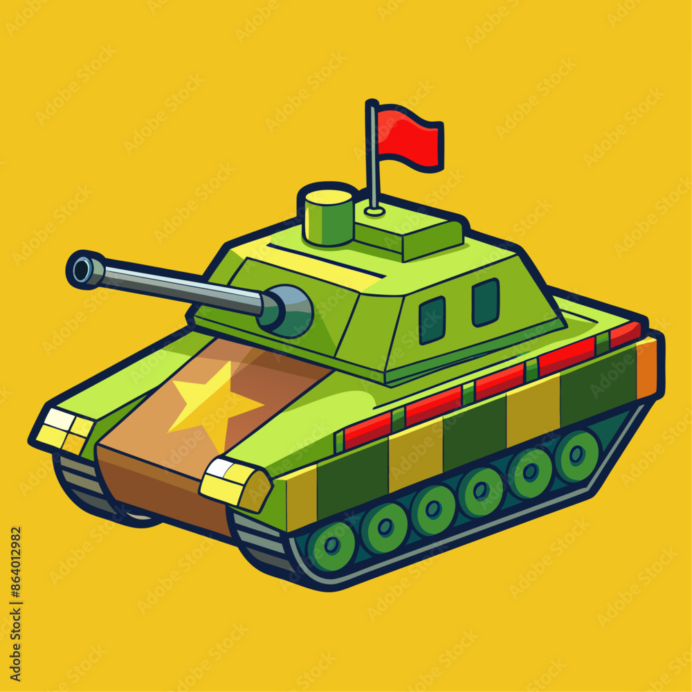 tank clipart cartoon Illustration drawing Stock Vector | Adobe Stock