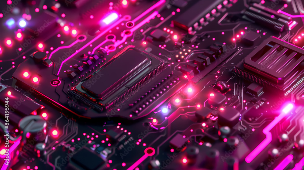 Futuristic digital concept showcasing innovation and connectivity with ...
