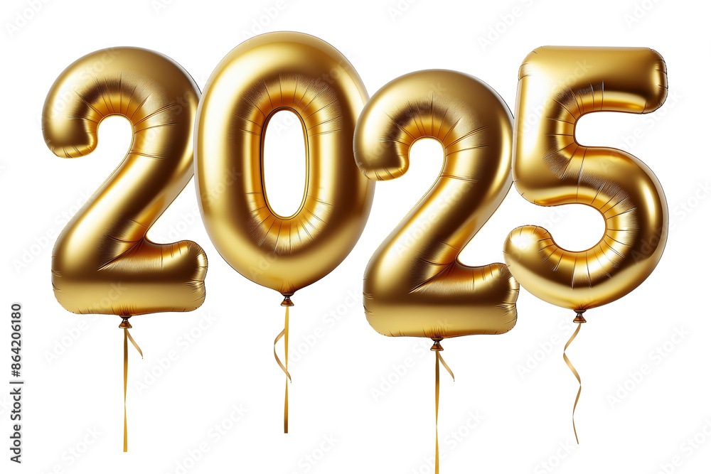 Number 2025 shape balloon Stock Illustration | Adobe Stock