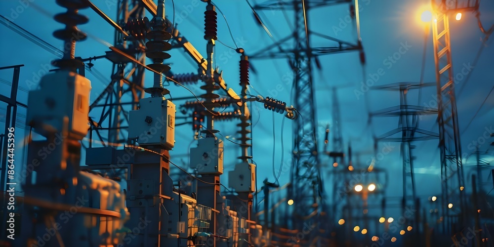 AGI optimizes energy consumption in smart grids. Concept Artificial ...