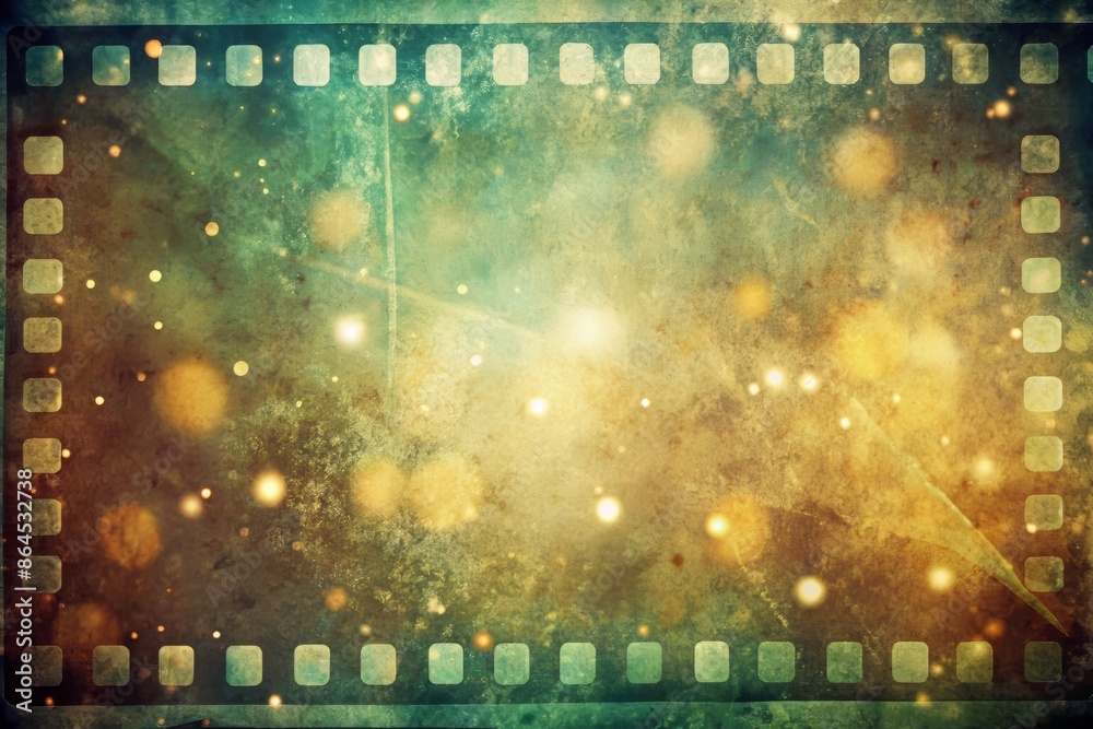 Retro film texture with heavy grain, organic dust specks, and soft ...