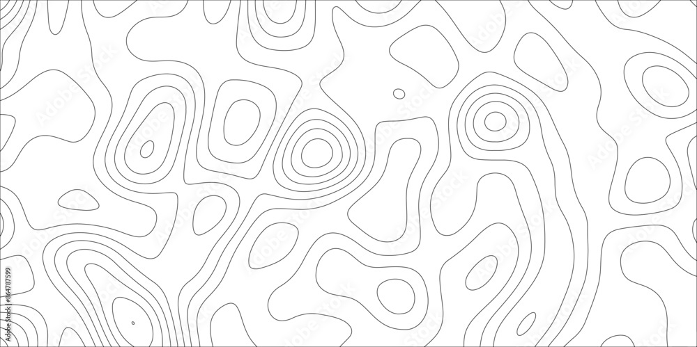 Image vectorielle Stock Abstract lines background. Contour maps. Vector ...