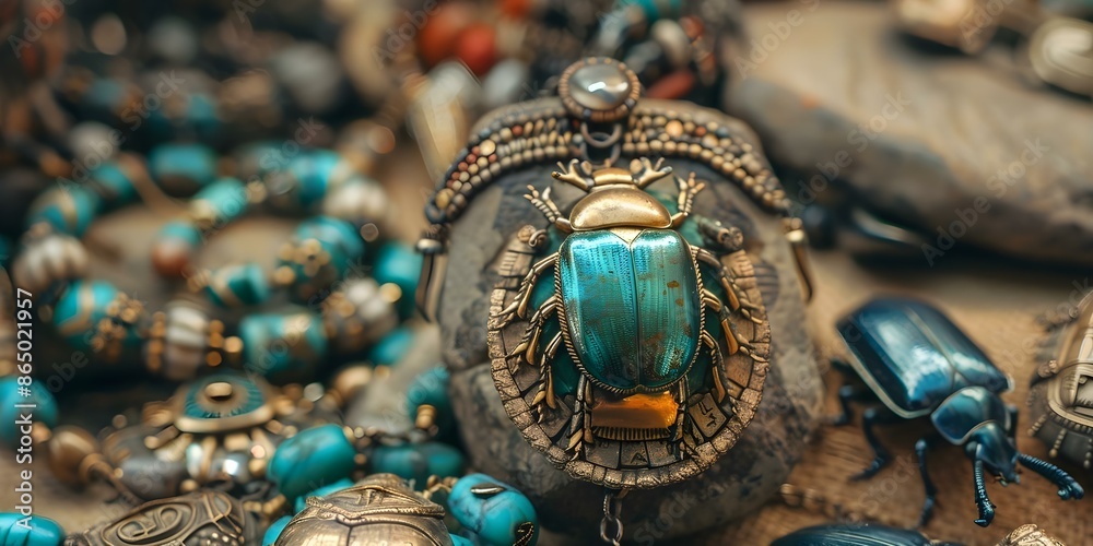 Significance of Scarab Beetle Amulets in Ancient Egyptian Culture for ...