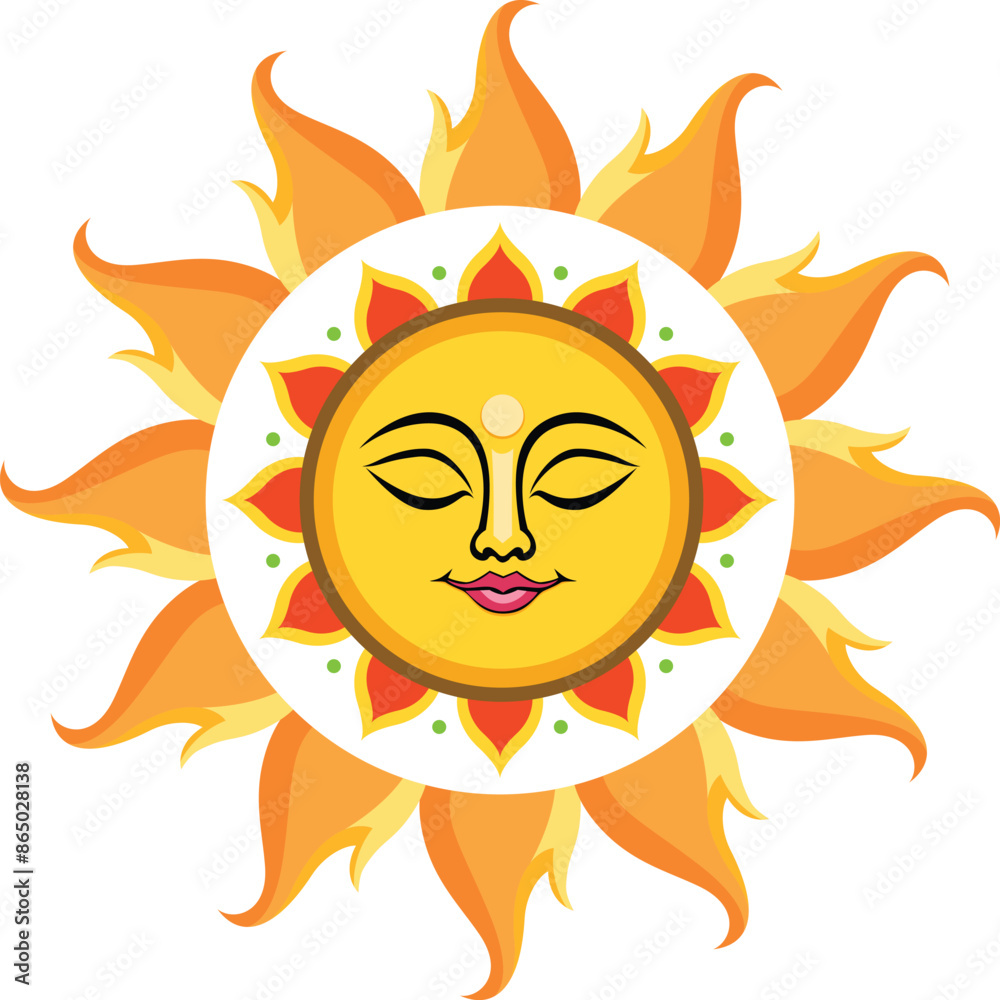 Traditional sinhala and tamil new tear sun in Sri Lanka ,Vector ...