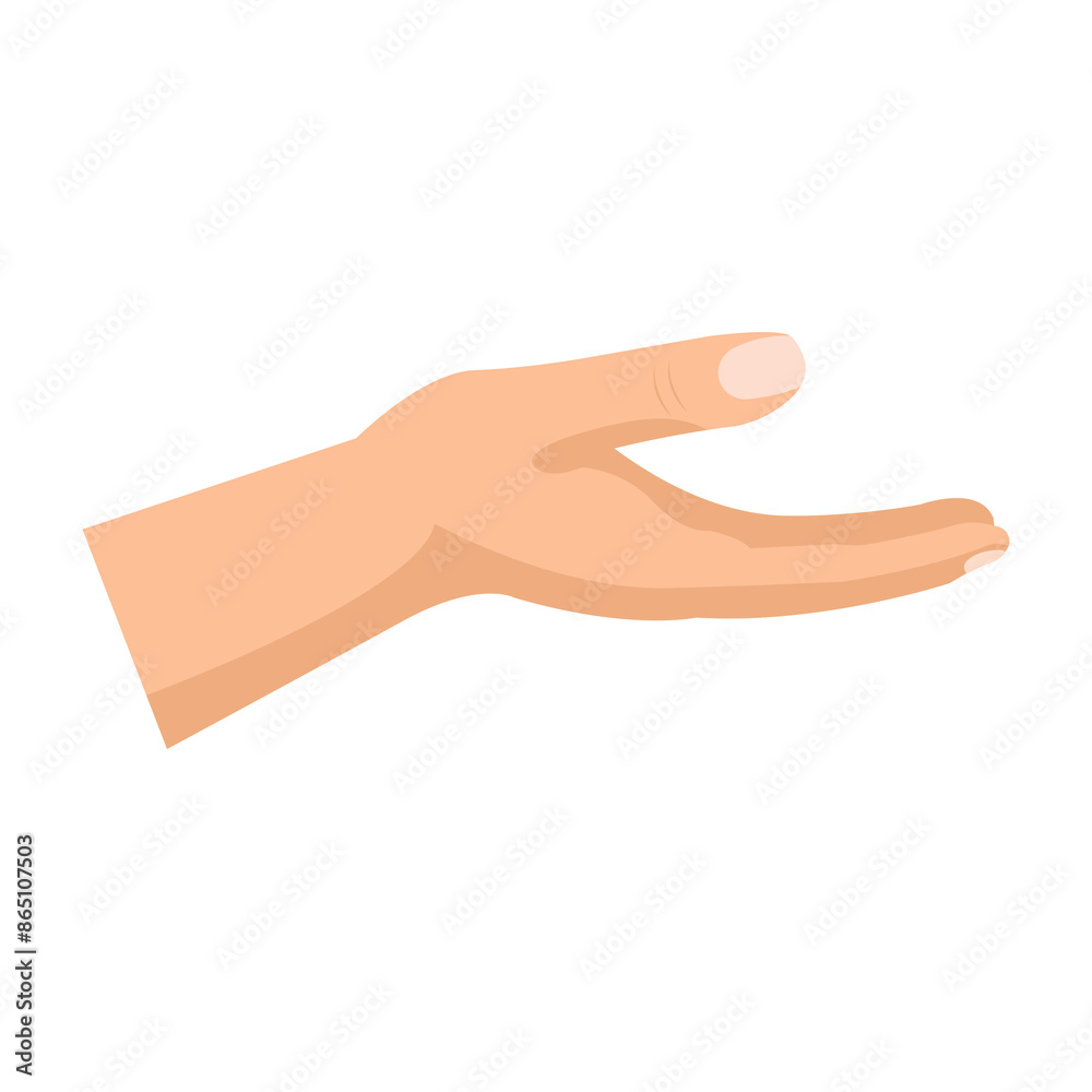 Care or support hand gesture clip art, holding or protect hand sign ...