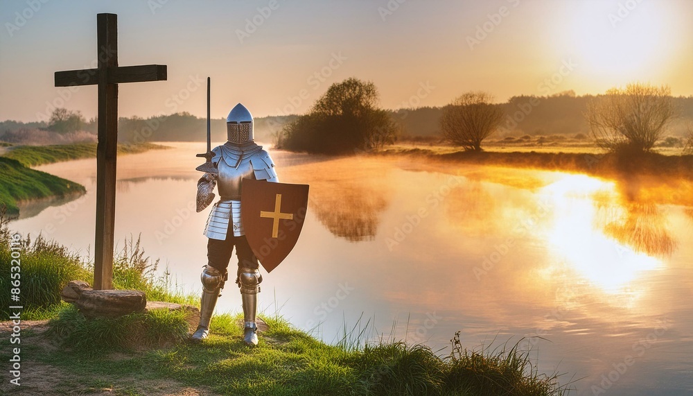 Ephesians - The Armor of God. The Knight wearing Armor of God based on ...