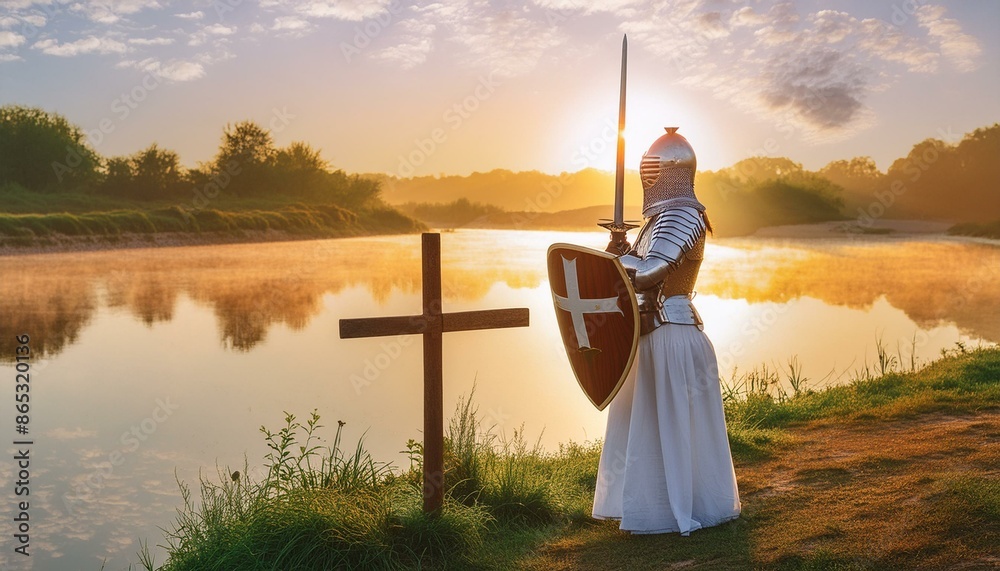 Ephesians - The Armor of God. The Knight wearing Armor of God based on ...