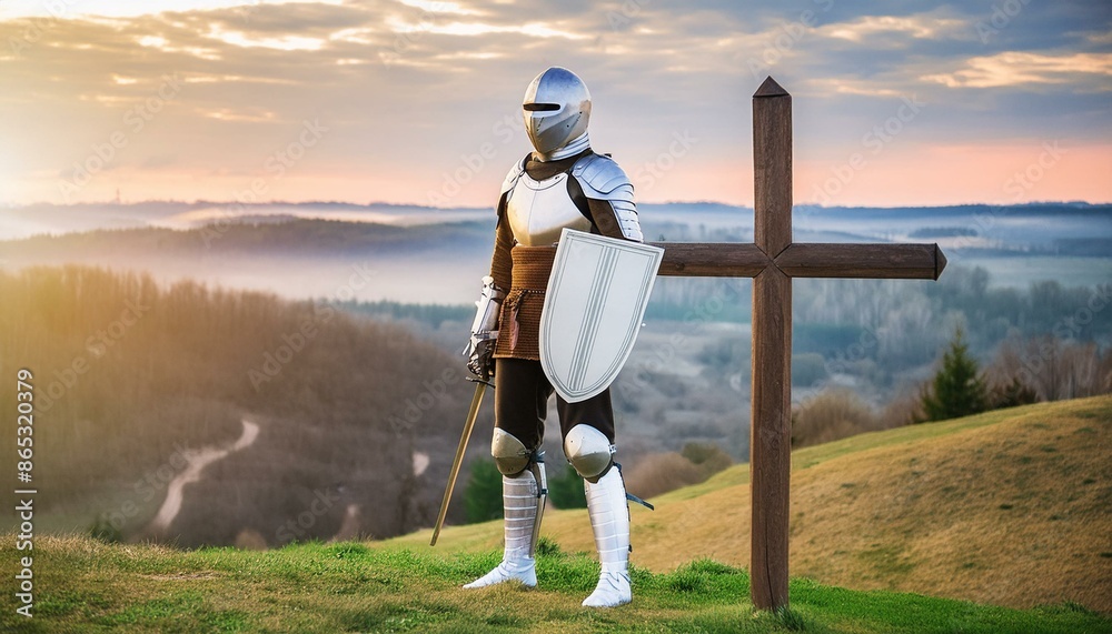 Ephesians - The Armor of God. The Knight wearing Armor of God based on ...