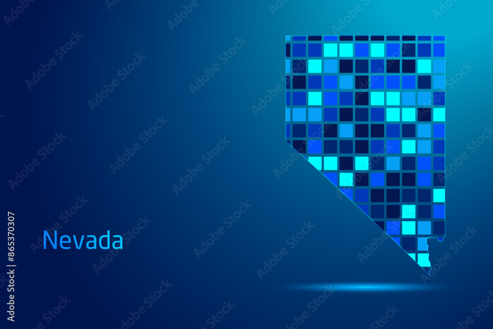 concepts of Nevada Network Digital Technology Graphic illustration ...
