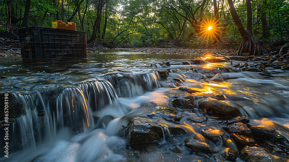 Coastal ecosystem rich biodiversity including mangroves and tidal pools ...