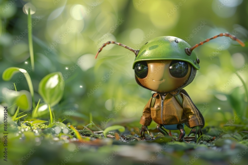 In a children's-friendly animation fantasy generative AI 3D style ...