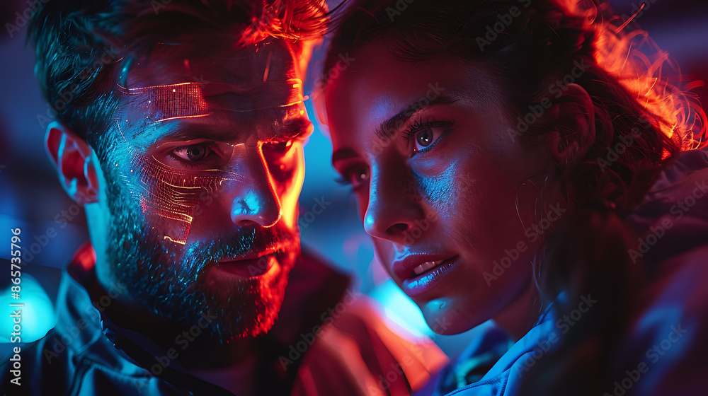 Rugby player doing dynamic shoulder stretches with glowing xray ...