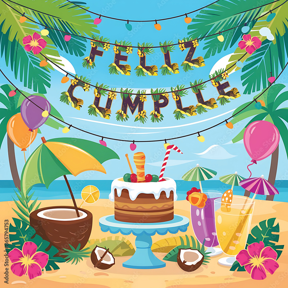 Feliz cumple and Feliz cumpleaños sign means Happy Birthday in Spanish ...