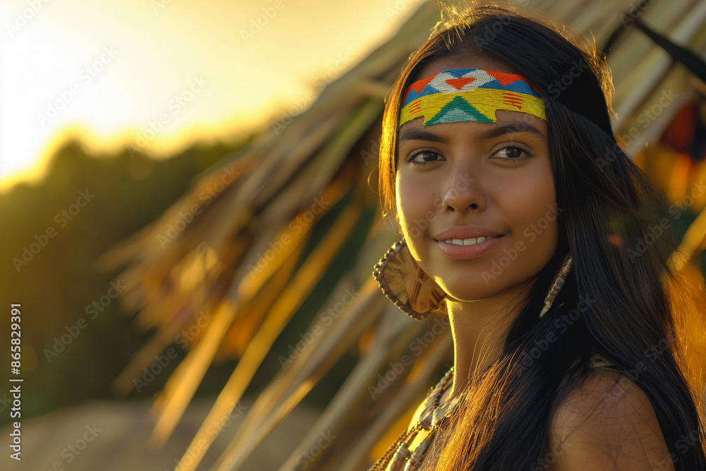 woman from the Brazilian indigenous tribe beautiful indian woman at ...