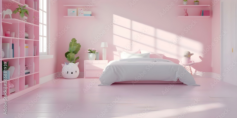 Animated lofi room stream overlay with cozy virtual backgrounds for ...