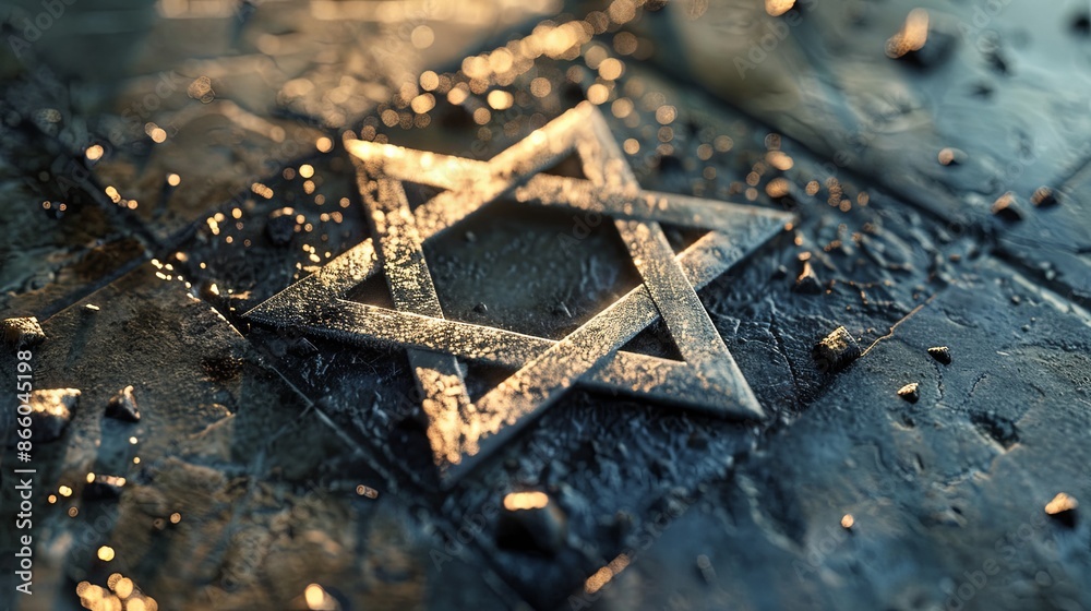 Star of David. Symbol of Jewish Identity and Faith. A timeless emblem ...