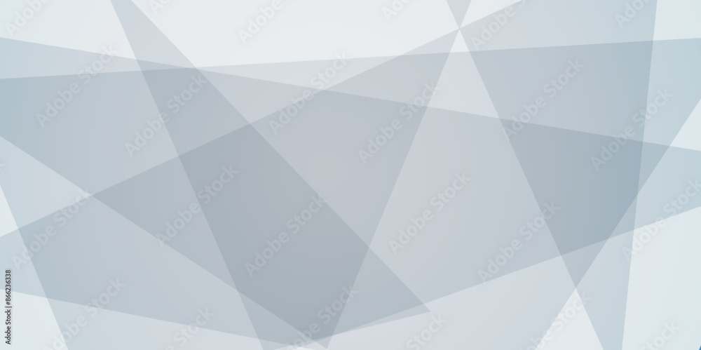 Abstract white and grey geometric triangle background design for poster, banner, web, Portfolio ...