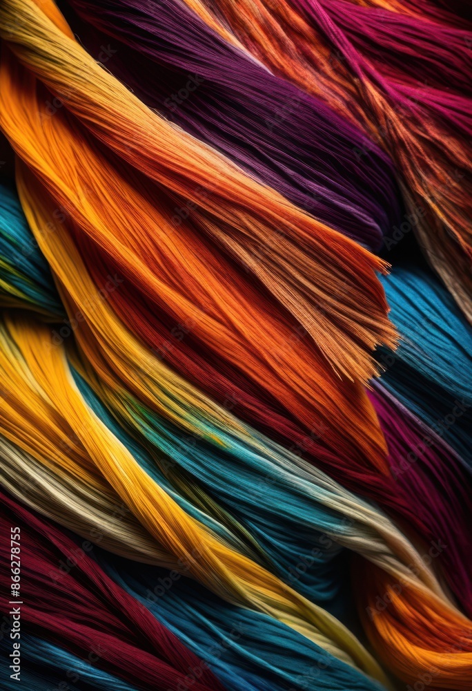vibrant natural dyeing process unfolding motion, colors, textile ...