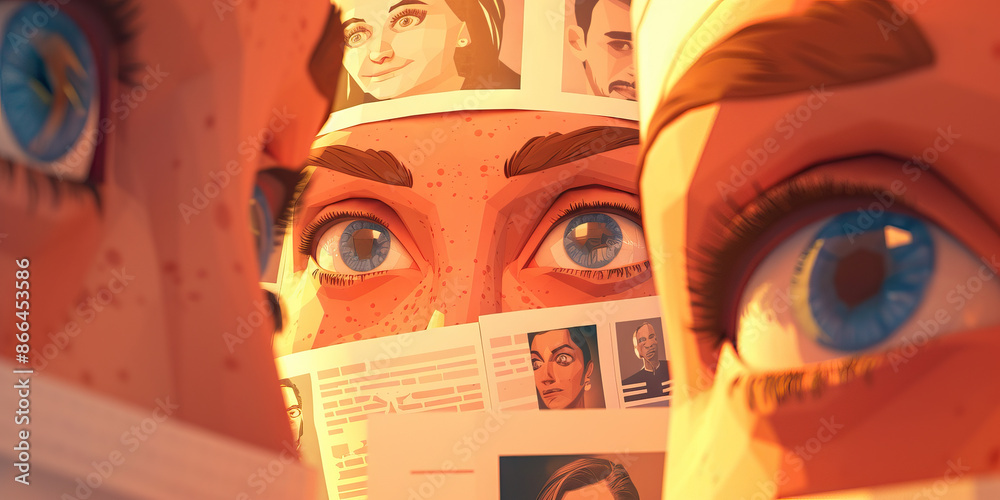 Fake News Propagation: Illustrations depicting the spread of ...