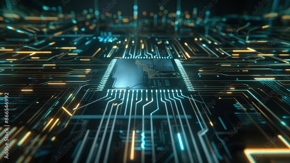 Electronic system featuring a high-performance CPU and AI processor ...