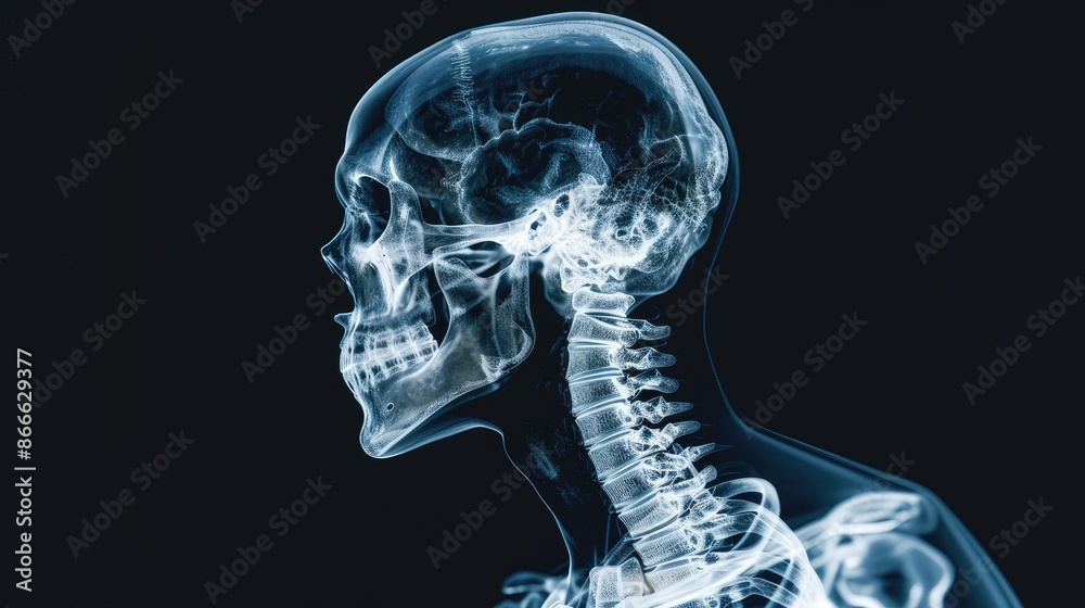 Explore the human form: An X-ray image revealing the intricate details ...
