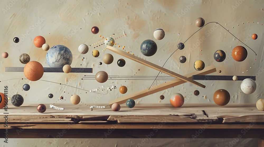 Visual aid on Newton's Second Law of Motion illustrating the ...