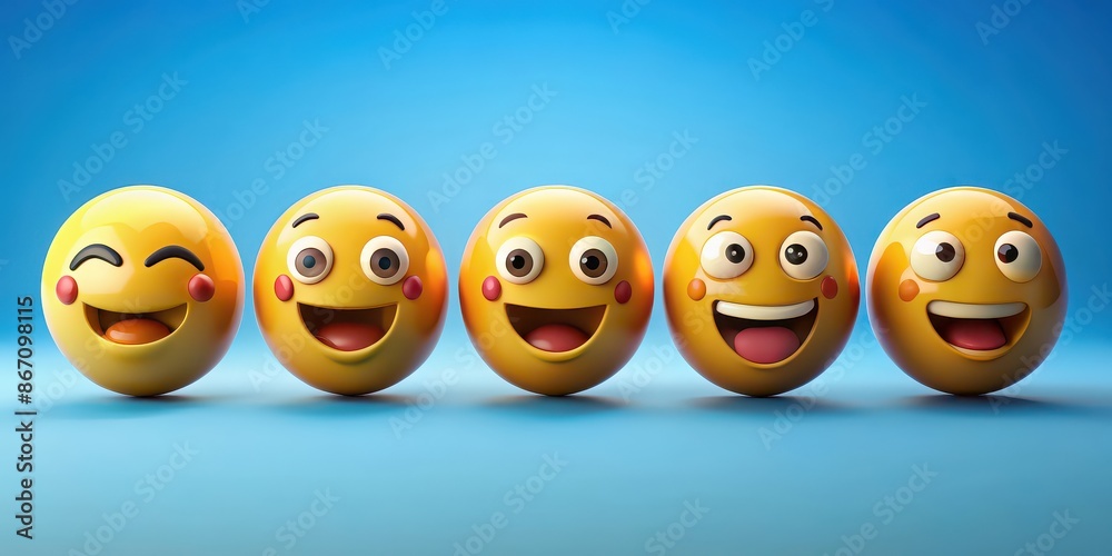 Dynamic animated video telling the evolution of emojis in language and ...