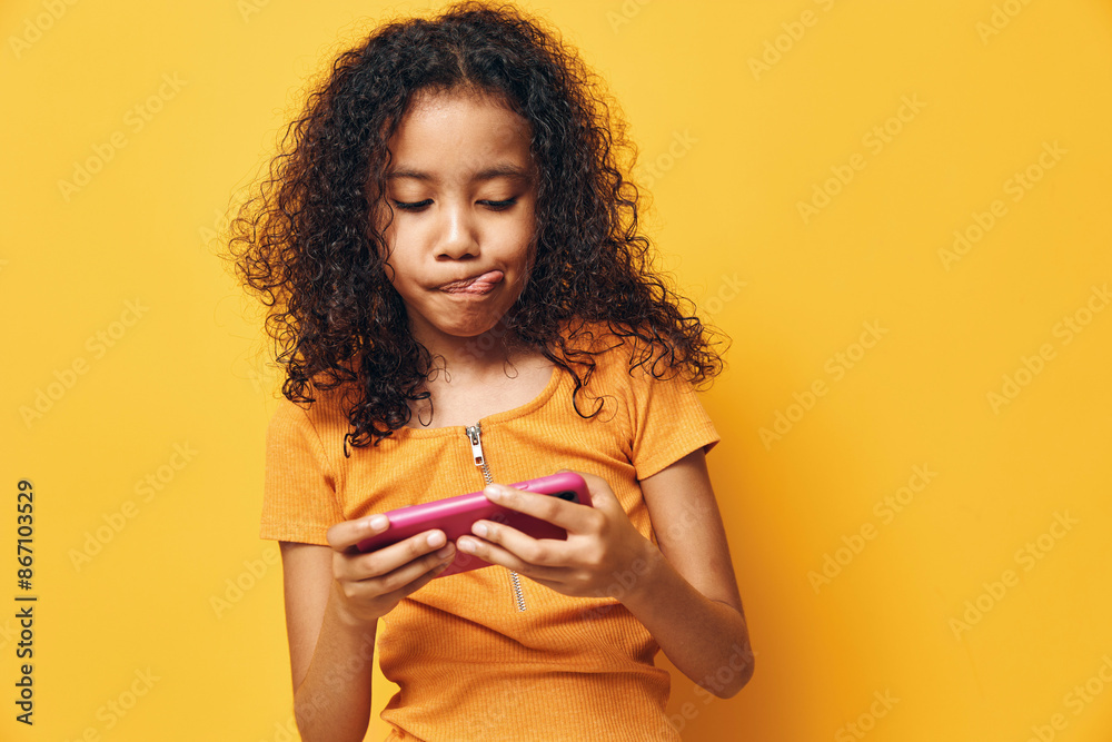 Woman background girl internet technology phone communication person ...