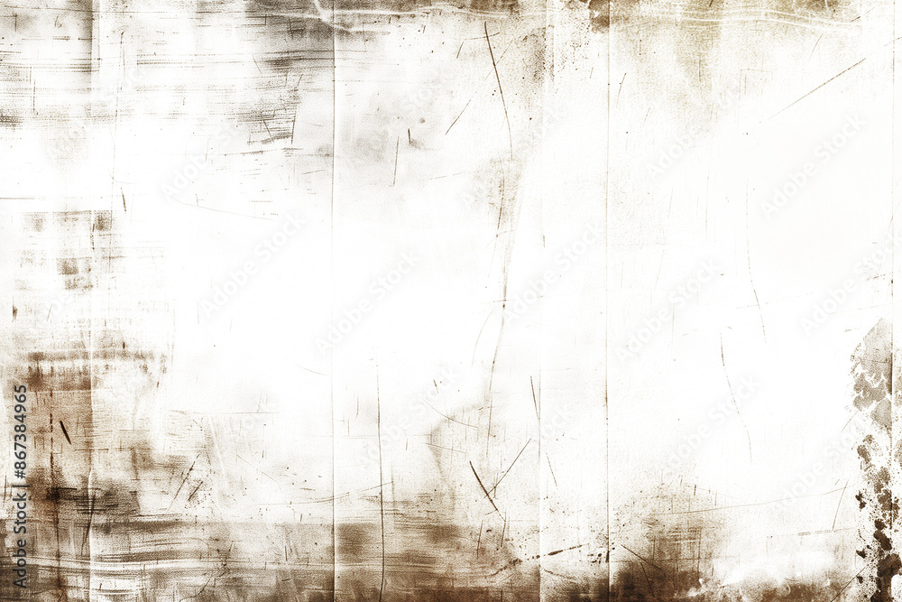 scratched weathered photo paper texture on transparent background for ...
