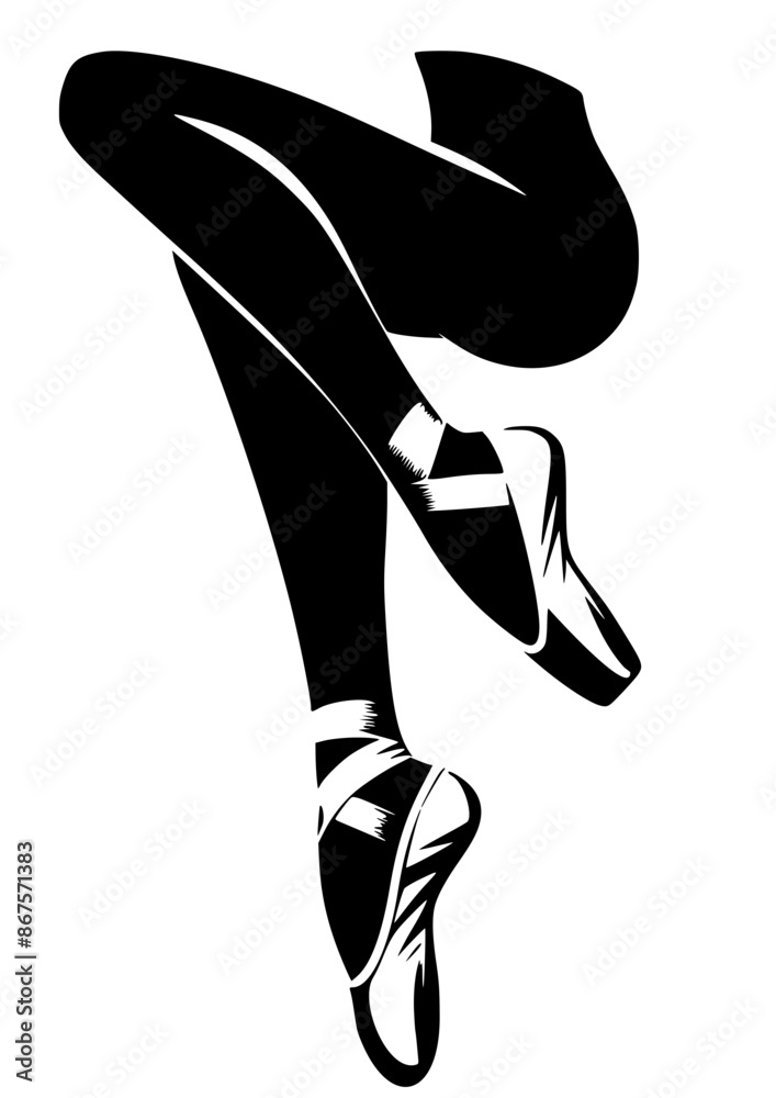 Ballerina SVG, Ballet SVG, Dancer, SVG Pointe Shoes SVG, Theater SVG ...