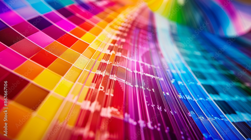 Select the option for managing colors. View a magnified image of the ...