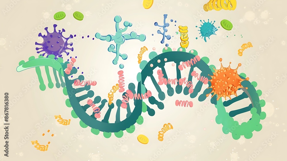 Diagram illustrating the process of protein synthesis including ...
