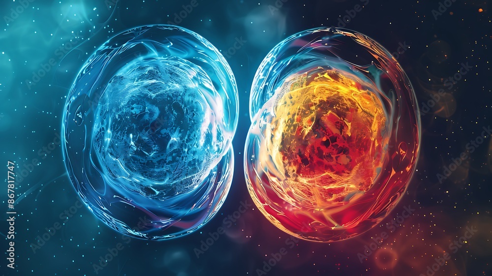 Venn diagram showing the similarities and differences between mitosis ...