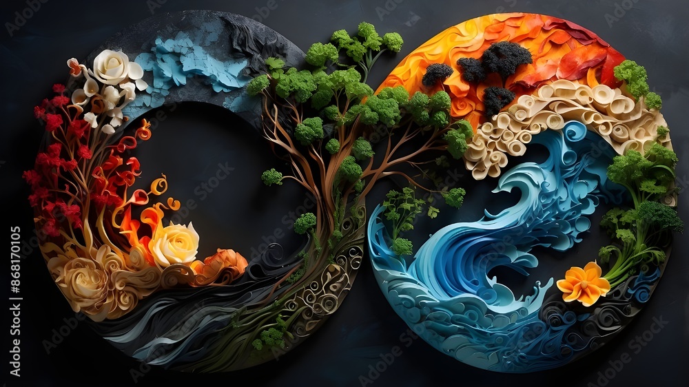 The four elements of nature combined into an incredibly imaginative ...