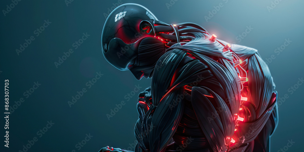 Backaches are the heavy burdens of discomfort, weighing down the spine ...