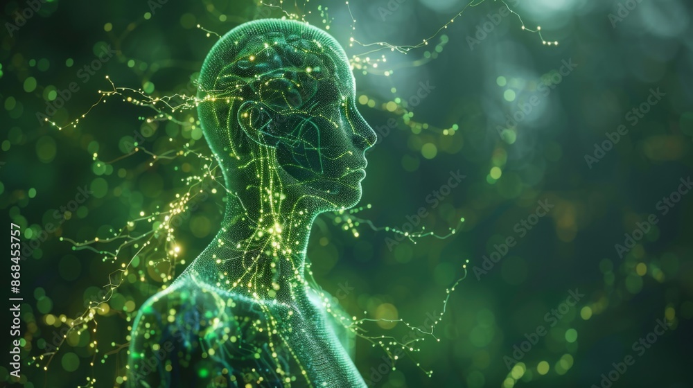 Depict the role of the lymphatic system in maintaining fluid balance and immune function ...