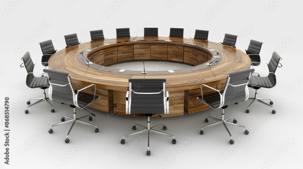 Modular Conference Tables isolate on white background: Customizable and ...