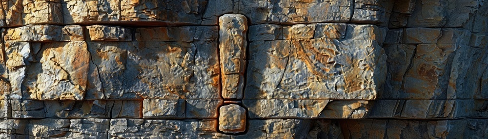 Rock formation in the shape of an exclamation mark, symbolizing ...