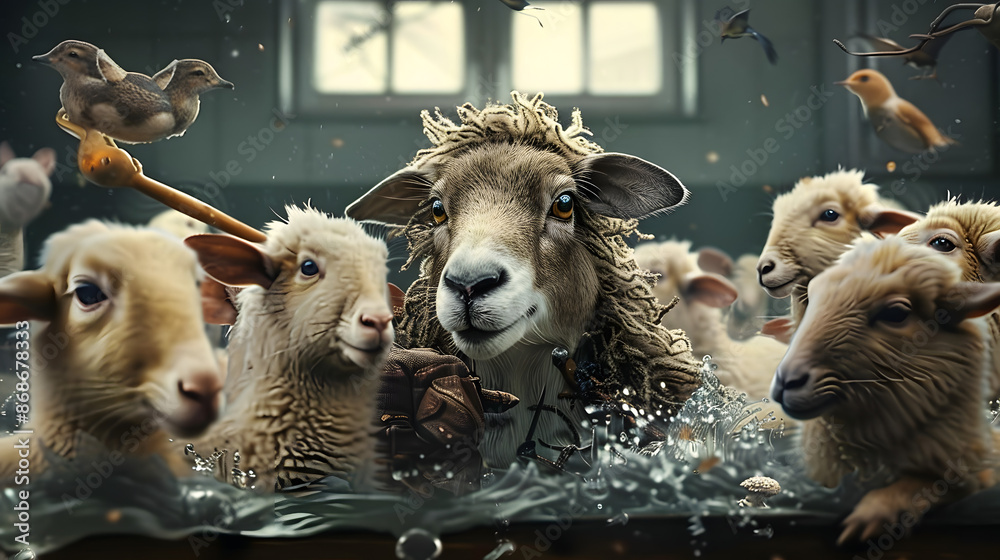 Whimsical world imagining animals in human roles playful ...