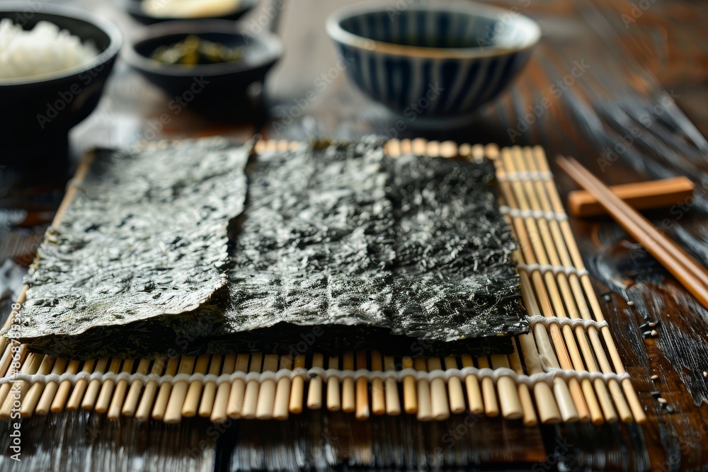 Korean seaweed is a dried edible ingredient used in Korean cuisine ...