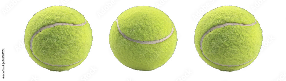 Tennis Balls in Mid. Swing Different Angles to Showcase Action ...