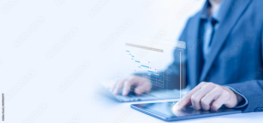 updating and managing milestones on a timeline Gantt chart in ...