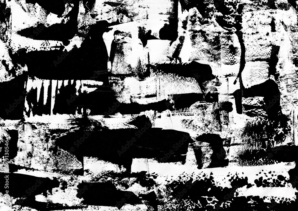 Grunge paint smudge texture. Abstract black background. Grunge layout ...