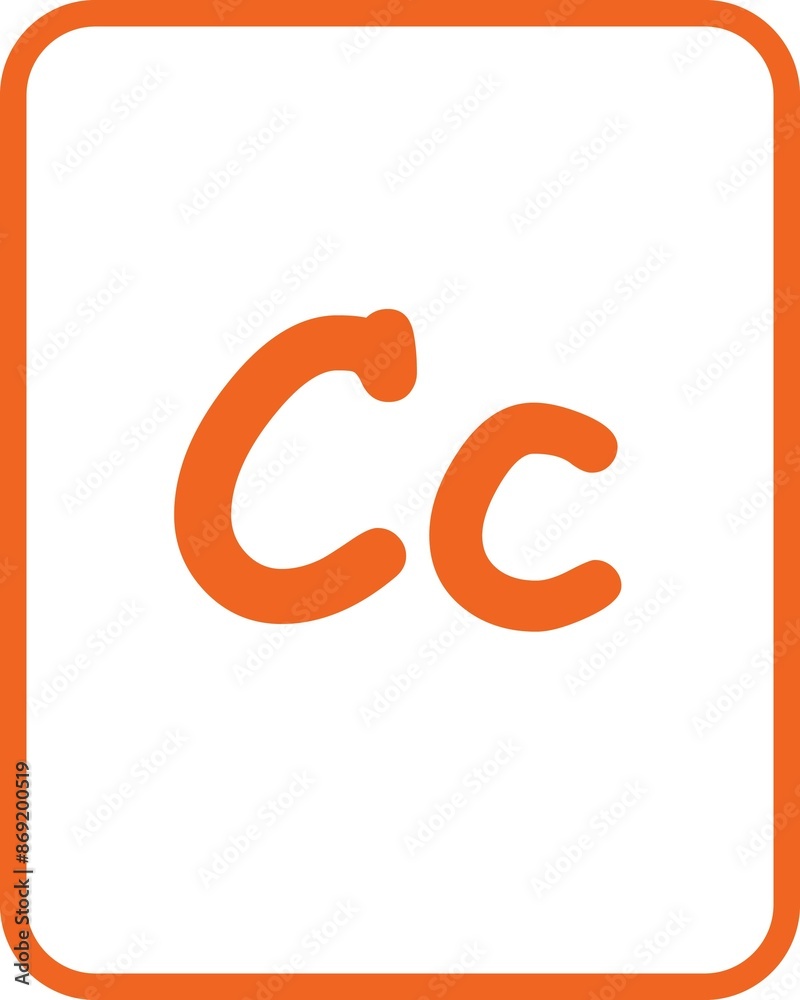 Letter C flashcard. ABC flashcards. Alphabet flashcards. Flashcards for ...